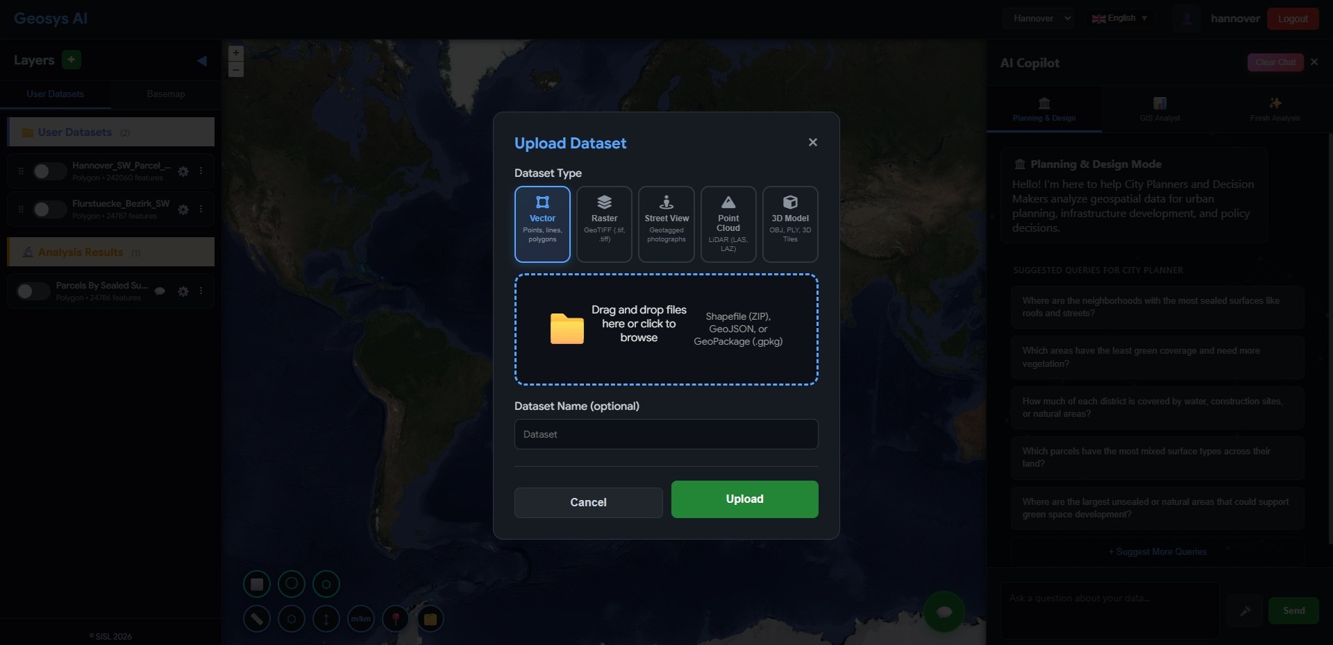 Geosys AI – Geospatial Analytics & GeoAI Platform