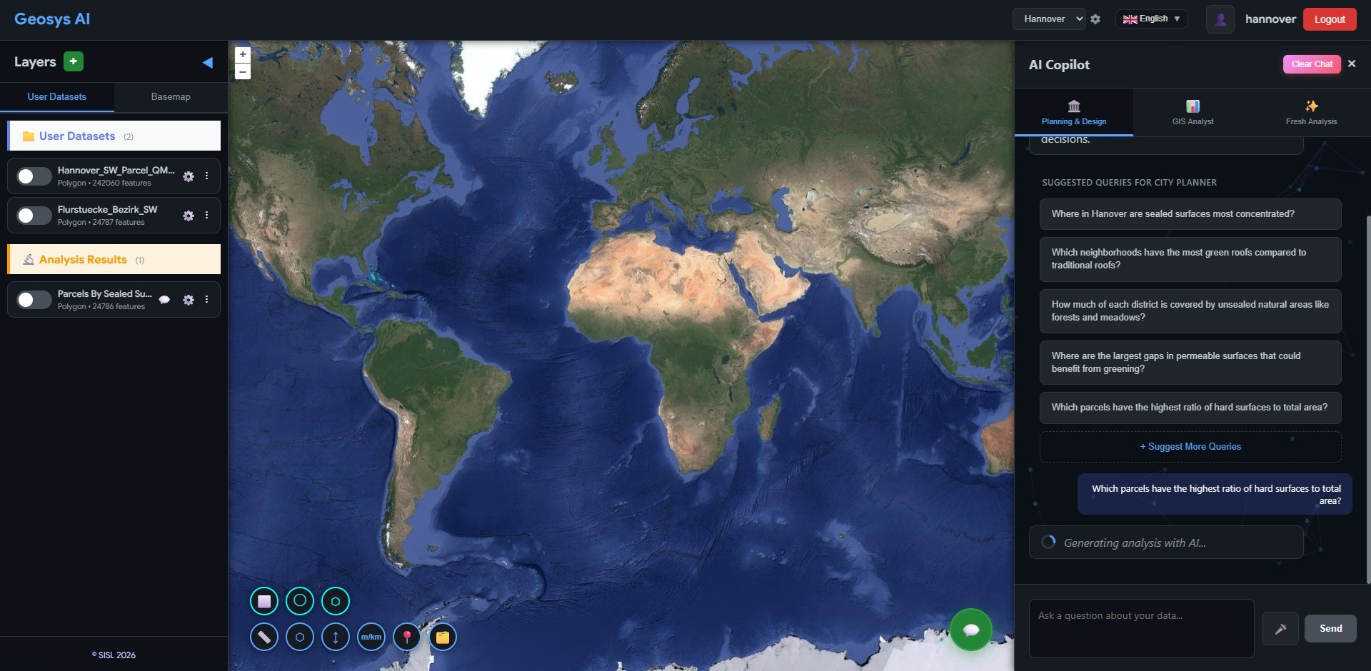 Geosys AI – Geospatial Analytics & GeoAI Platform